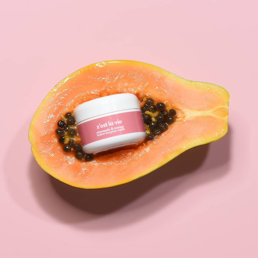 Z'est La Vie | Natural Enzyme Gel Face Mask with Pineapple & Mango ...